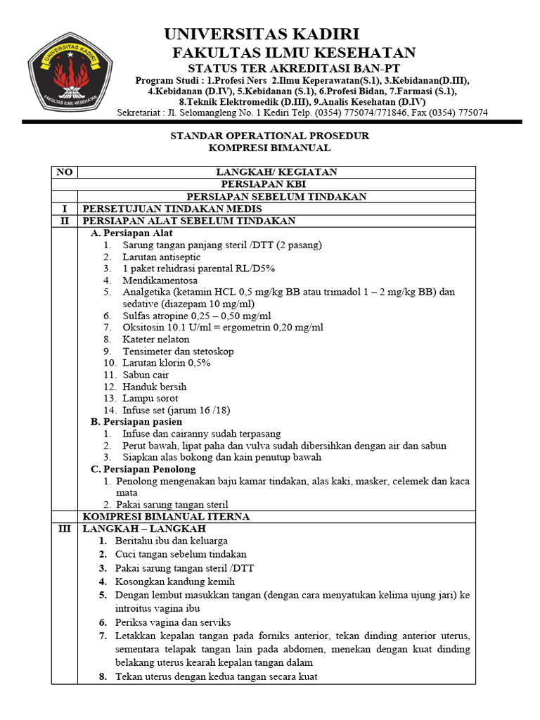 Sop Kbi-Kbe | PDF | Pengembangan Diri | Kesehatan Holistik