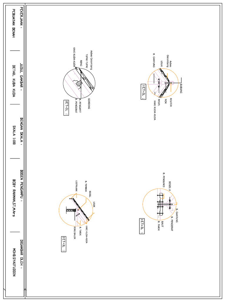 Detail Kuda Kuda 1 | PDF