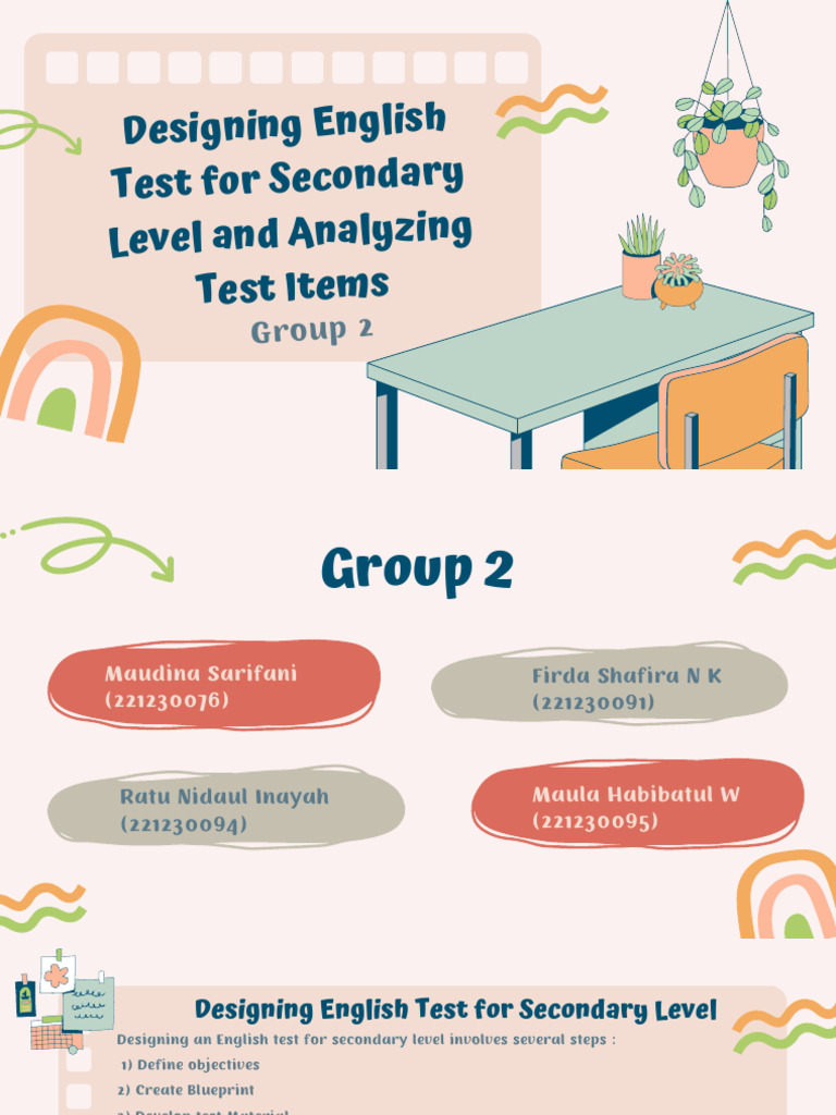 Group 2 Language Assessment | PDF | Multiple Choice | Tests