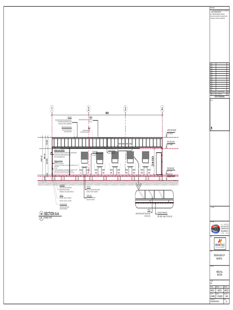 ARC-MSMI-SDW-AR-30003-Mess Hall Section | Download Free PDF | Drywall ...