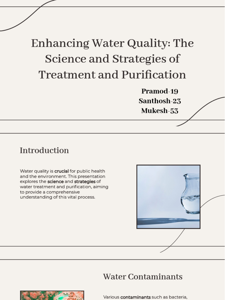 Water Treatment and Purification | PDF | Water Purification | Water