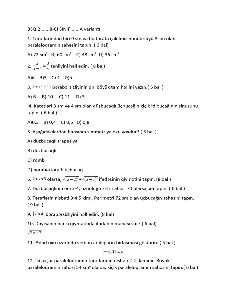 bsq.8 A Var Son | PDF