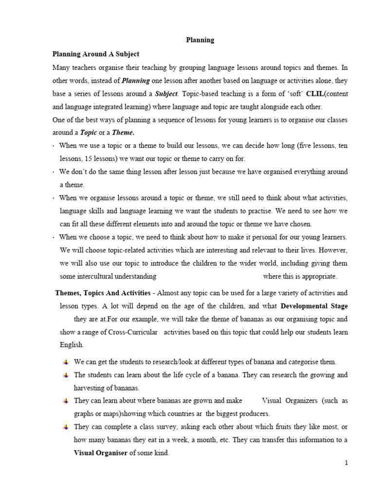 Planning Lessons | PDF | Behavior Modification | Cognition