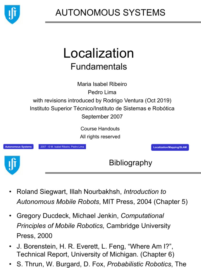 03 LocalizationFundamentals 2122-r3 | PDF | Inertial Navigation System | Global Positioning System