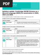 Cambridge IGCSE Global Perspectives 2025 | PDF