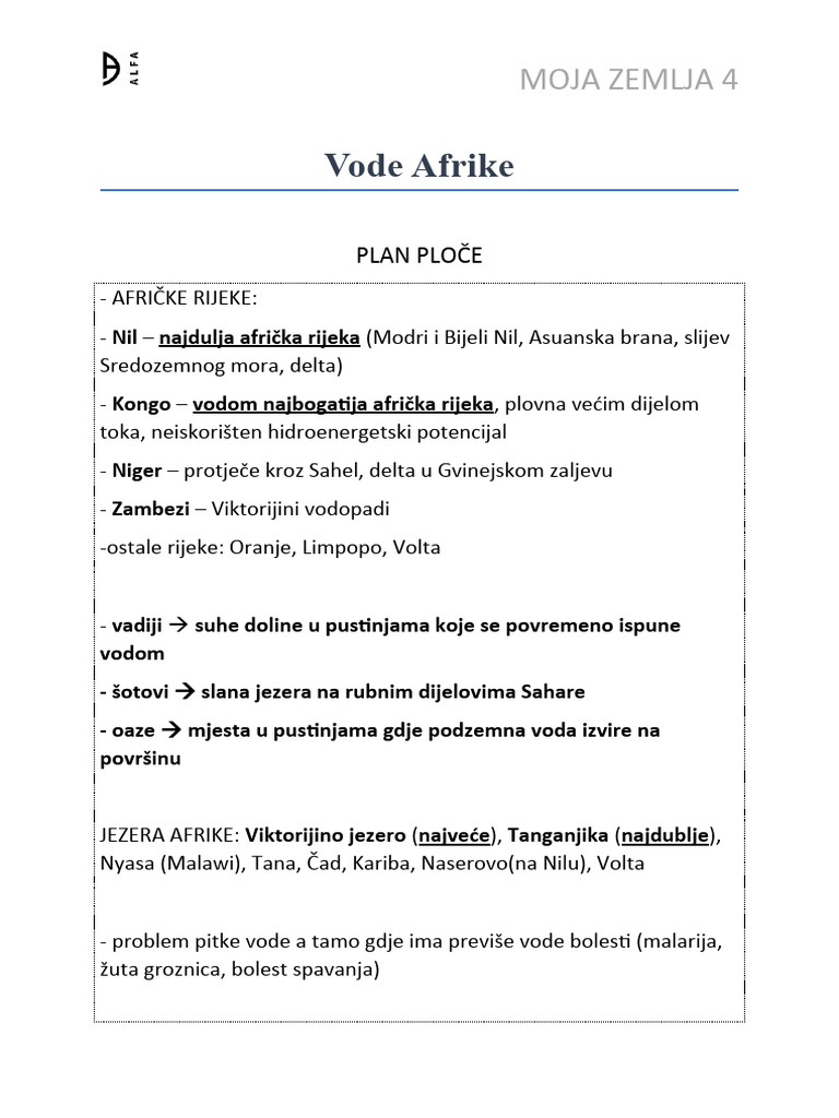 6.4. Vode Afrike | PDF
