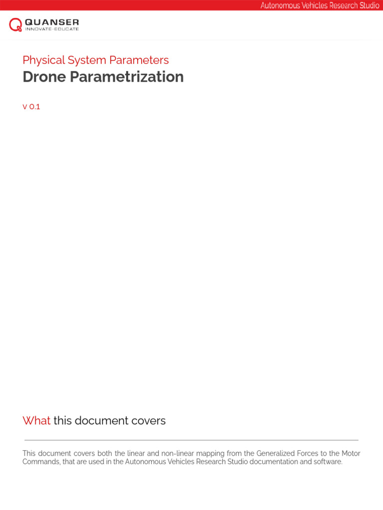 Cobra Motor Drone Parametrization Pdf Velocity Torque