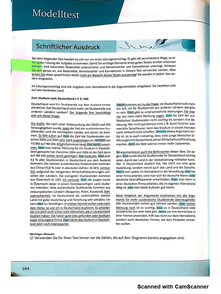 SA - Lösungen - Modelltest - Mit Erfolg Zum TestDaF | PDF