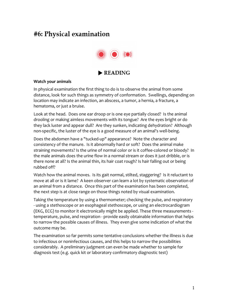 MODULE 6_ physical examination | PDF | Apnea | Clinical Medicine