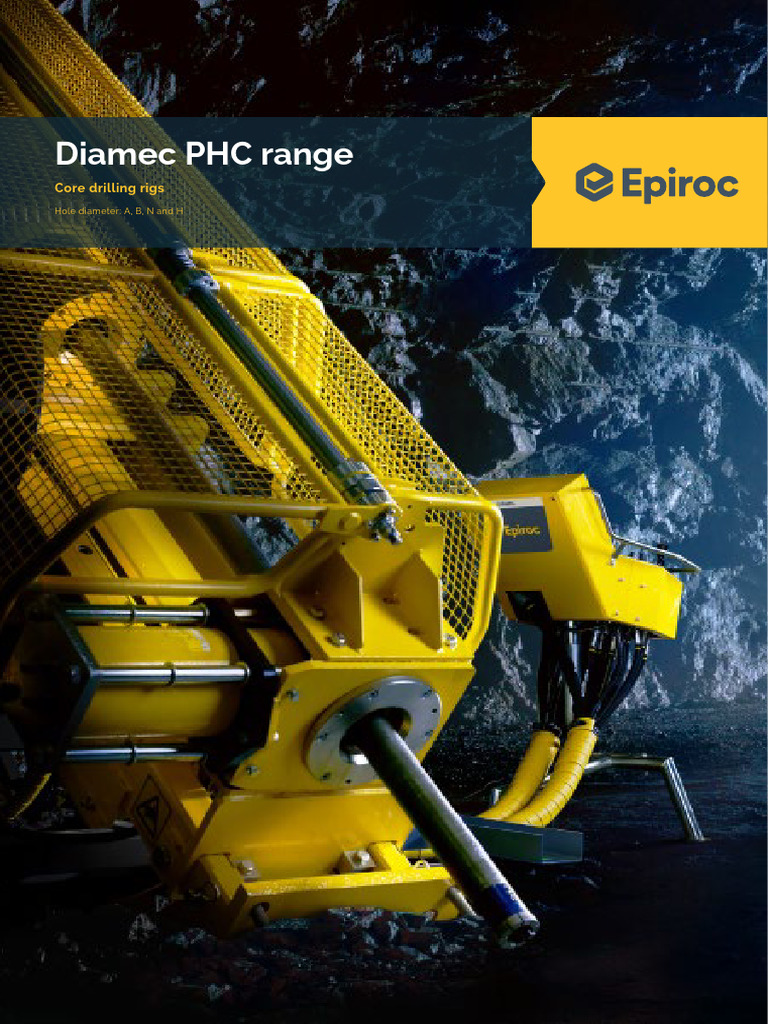 Diamec PHC range | PDF | Drilling | Pump