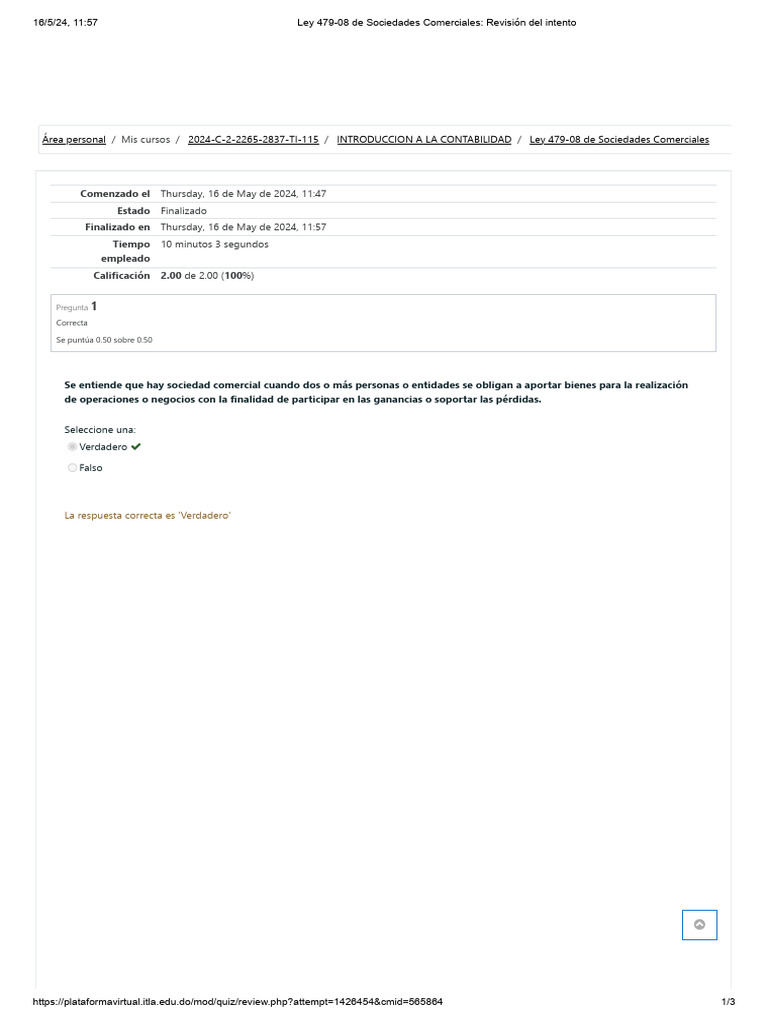 Ley 479-08 de Sociedades Comerciales_ Revisión del intento | PDF ...