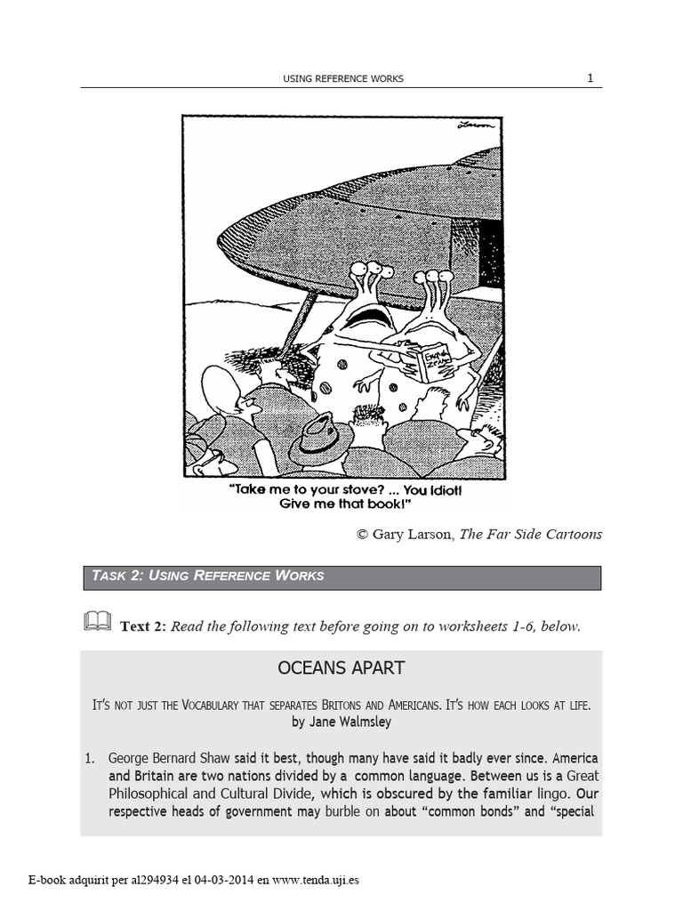 Using Reference Works - Text | PDF