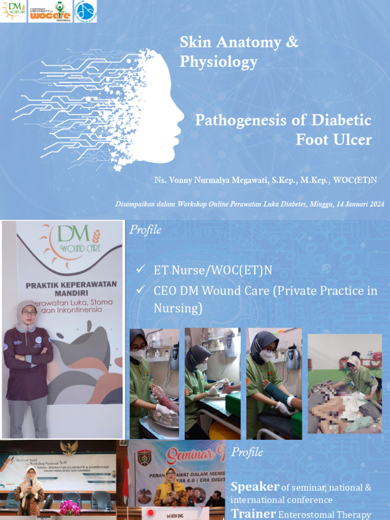 Skin Anatomy Physiology - Pathogenesis DFU - Vonny | Download Free PDF ...