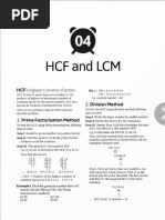 HCF and LCM Worksheet - Class | PDF