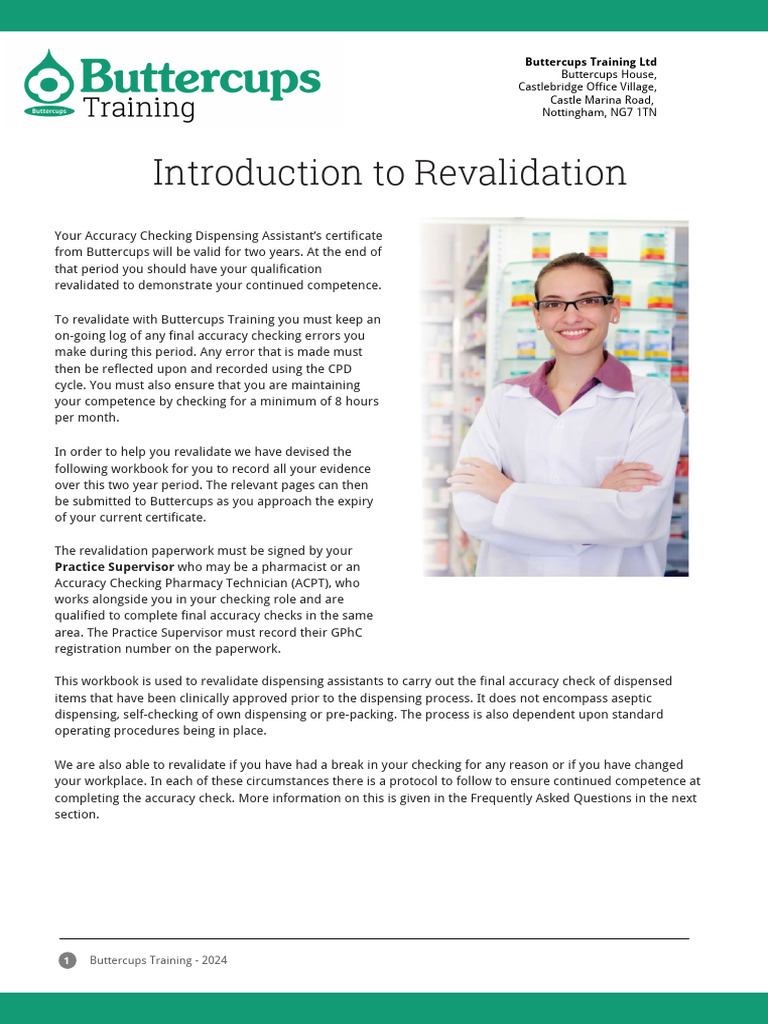 Accuracy Checking Revalidation Guide | PDF | Health Care