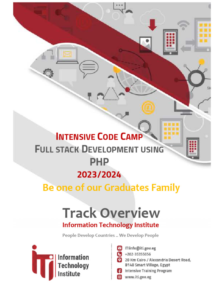FullStackWebDevUsing PHP - Track Syllabus Overview - 2023-2024 | PDF | Web Development | Php