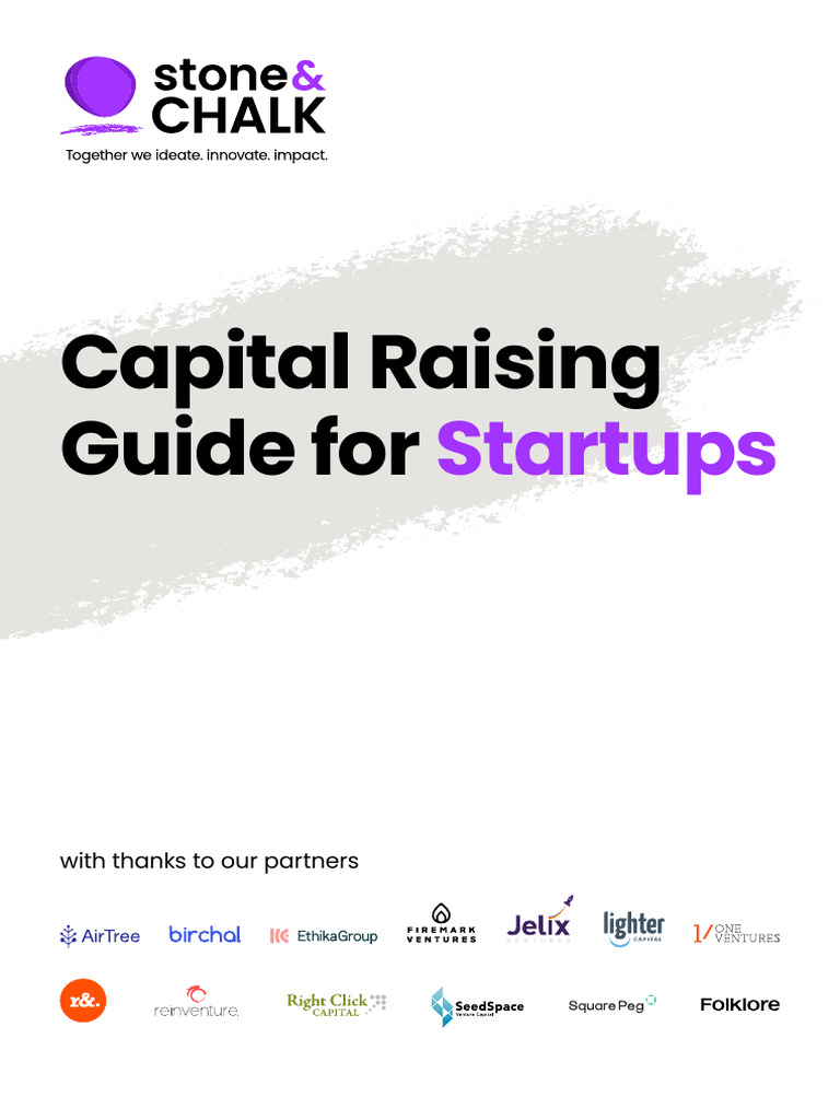 capital raising guide | Download Free PDF | Corporate Finance | Venture Capital