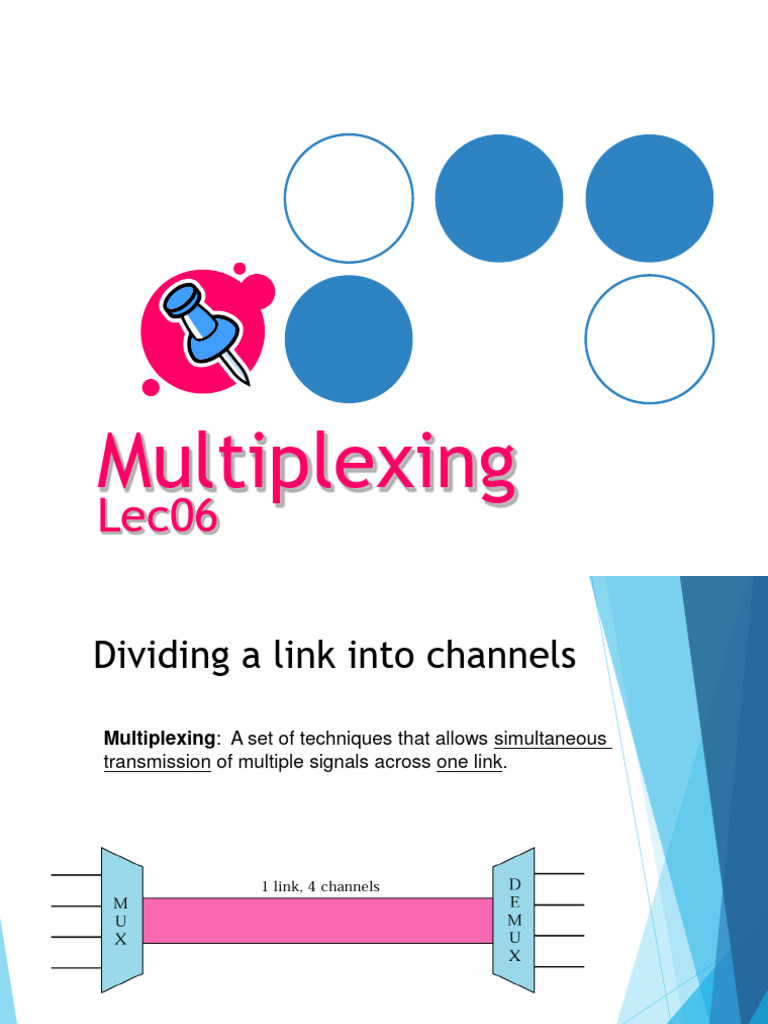 Lec 06 Multiplexing Pdf Multiplexing Wavelength Division Multiplexing