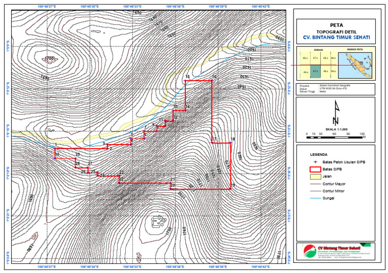 Peta Topografi | PDF | Geodesy | Geographical Technology