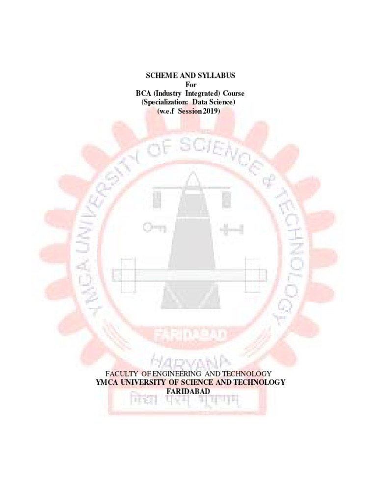 BCA Data Science (Scheme 2019-20) | PDF | Databases | Relational Database