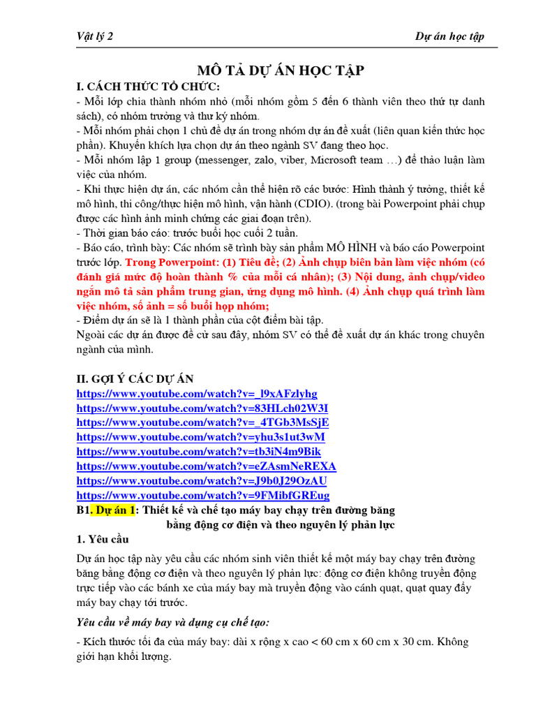 HD Lam Du An - VL2 | PDF