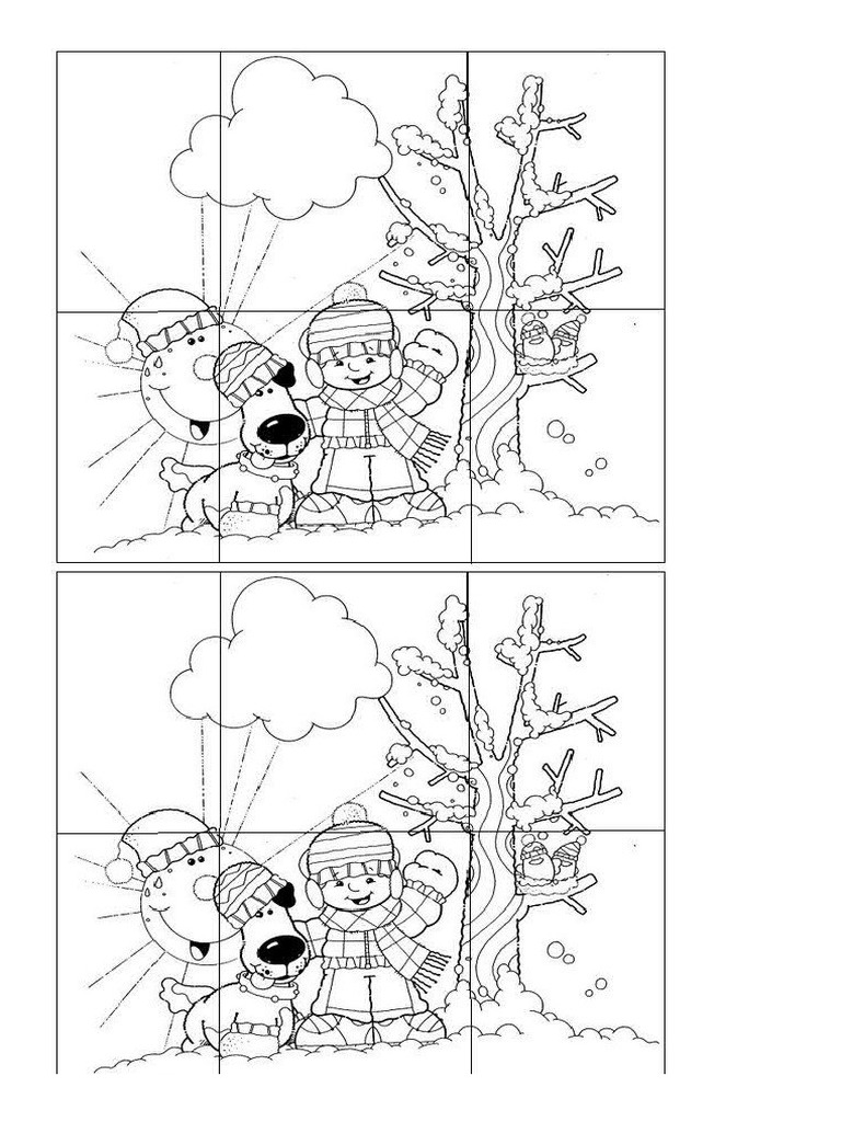 Rompecabezas Invierno | PDF