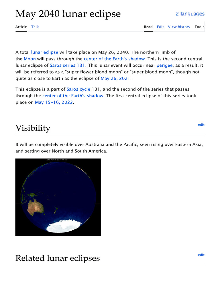 May 2040 lunar eclipse | PDF