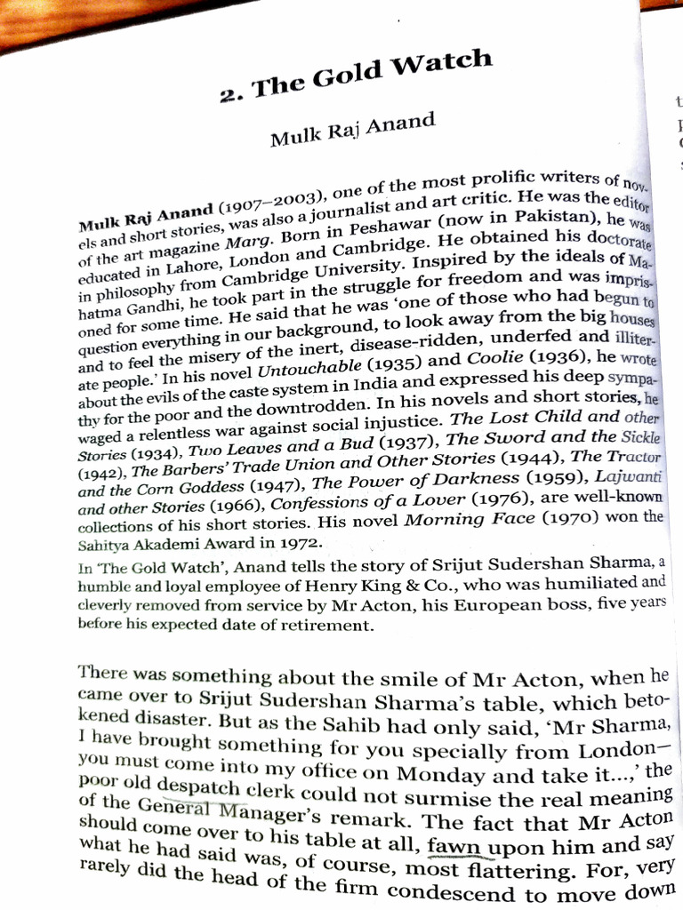 The Gold Watch | PDF