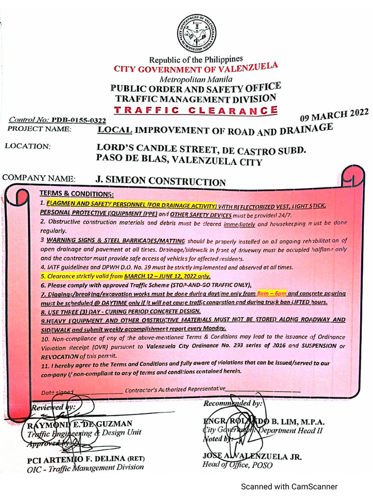 Traffic Permit LC | PDF