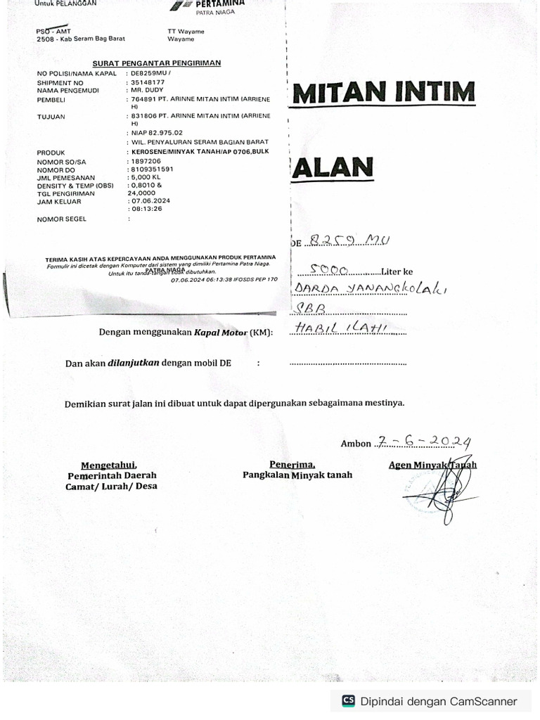 Manifest Habil 07062024 | PDF