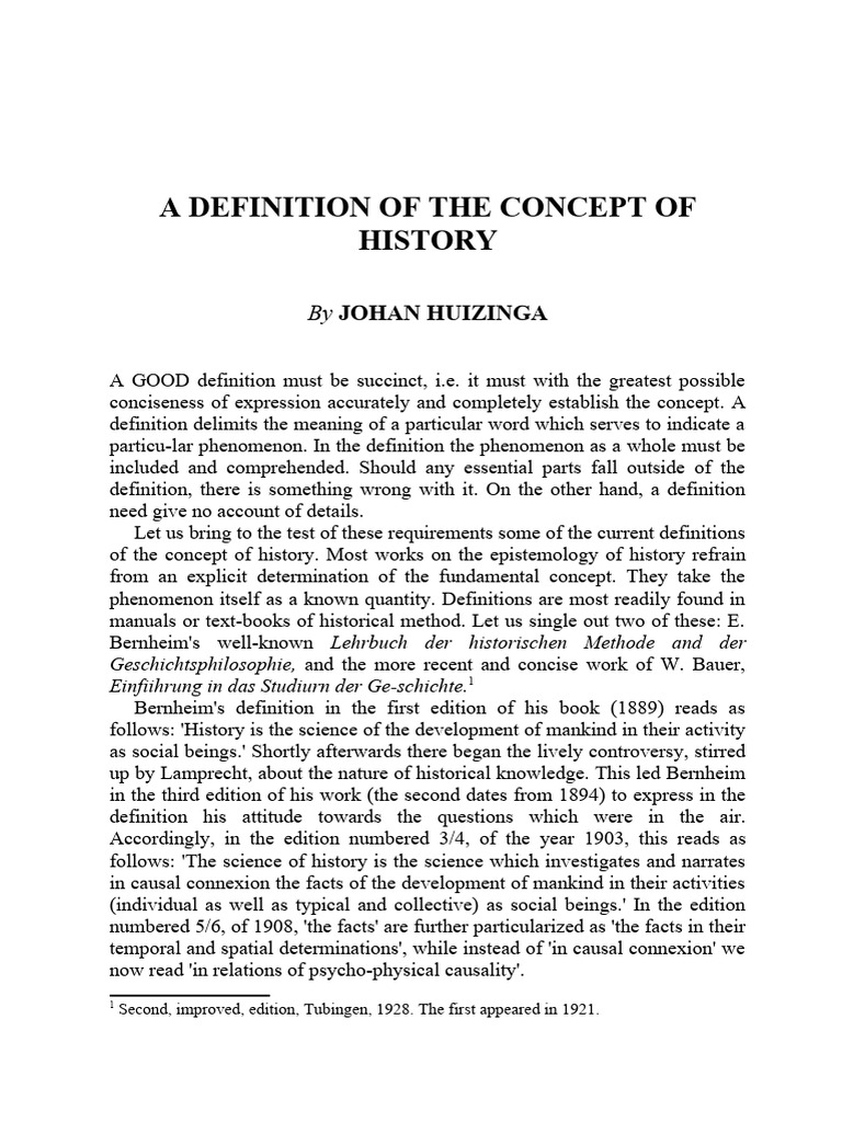 1 JOHAN HUIZINGA | PDF | Knowledge | Science