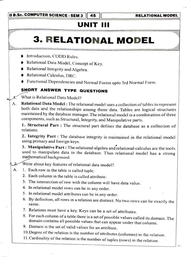 DBMS Unit 3 &4 | PDF