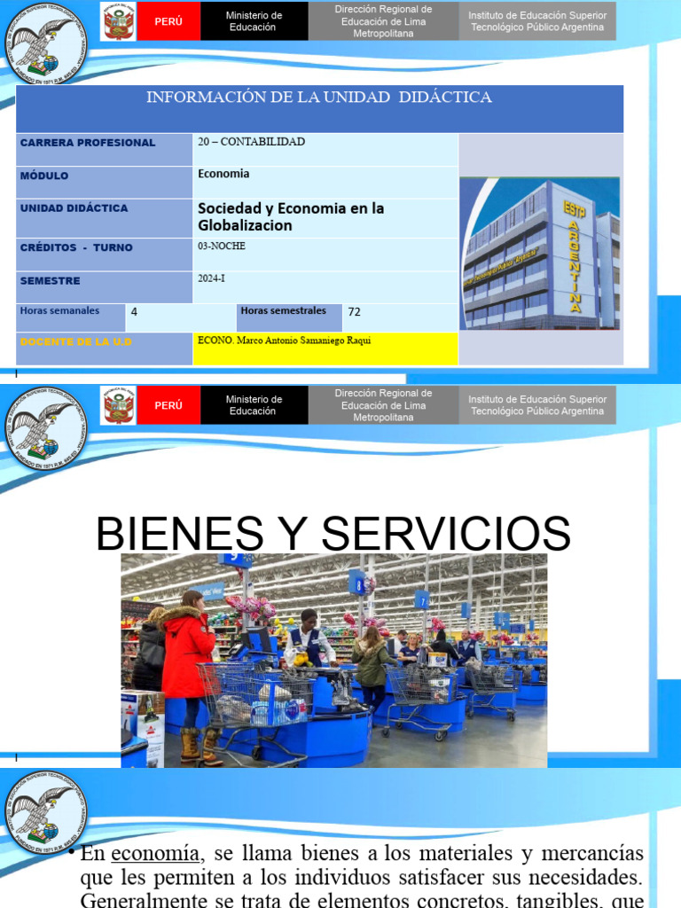 Bienes y Servicios Semana 07 | PDF | Bienes | Business