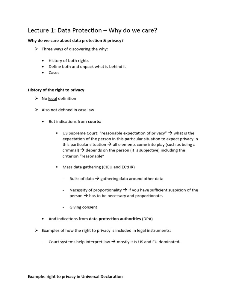 Understanding Data Privacy Rights | PDF | Privacy | Right To Privacy