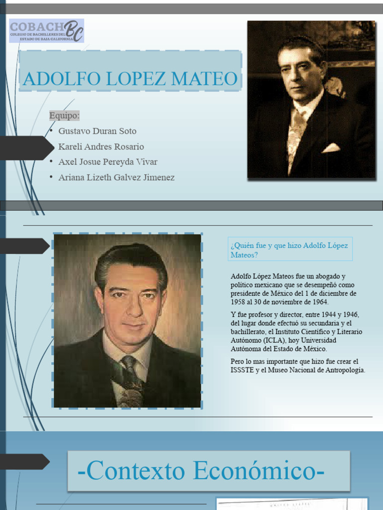 ADOLFO LOPEZ MATEO, La Mejor Presentacion | PDF | México