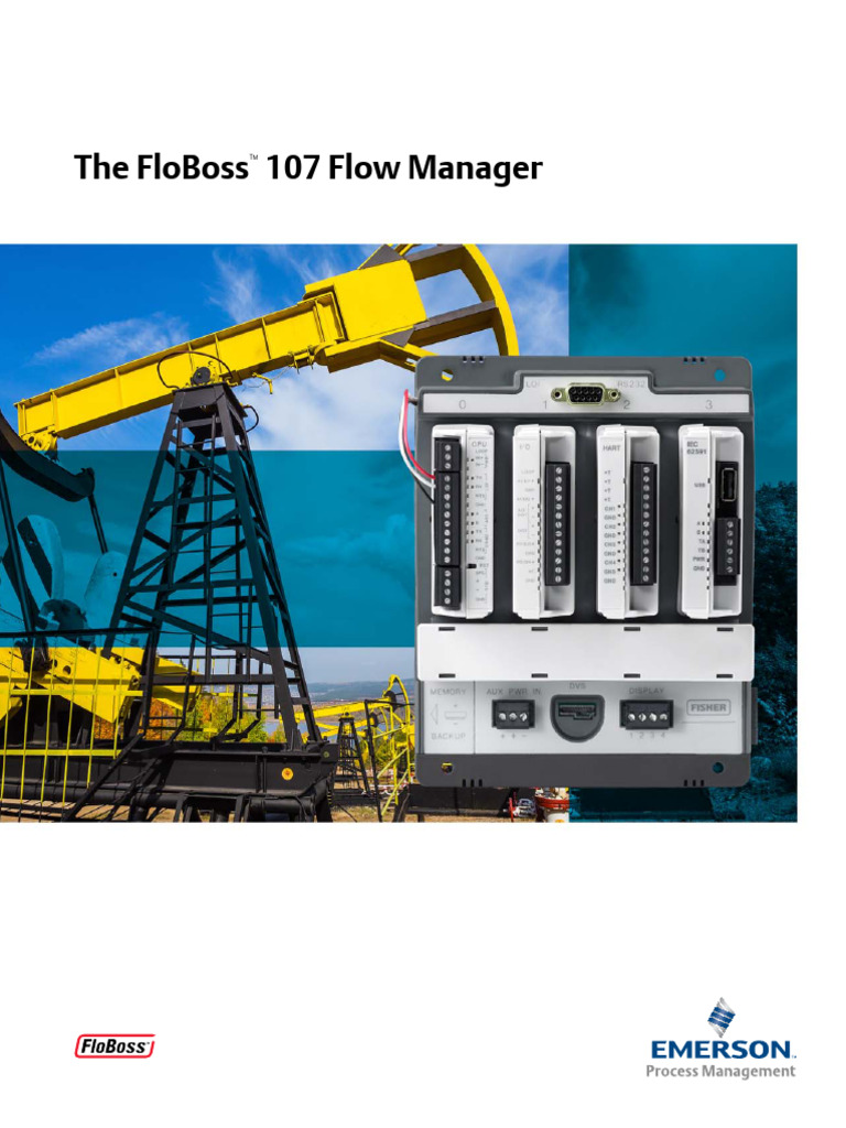 Brochure Floboss 107 Flow Manager en | PDF | Programmable Logic Controller | Input/Output