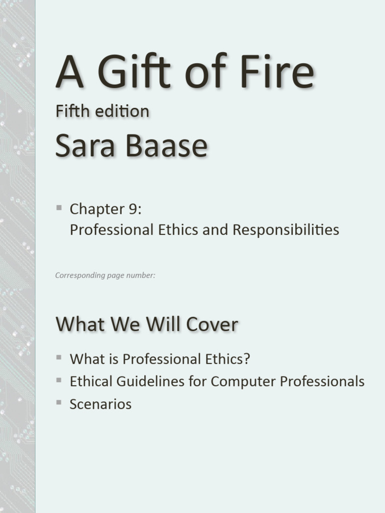 Chap 9 Professional Ethics and Responsibiities | PDF | Professional Ethics | Expert
