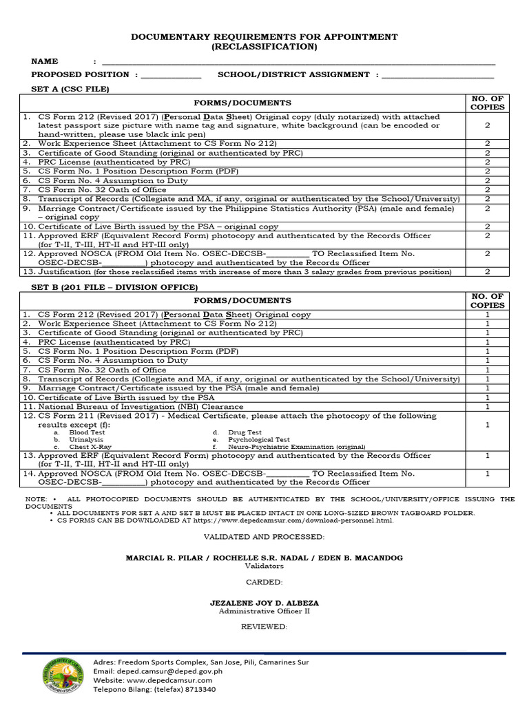 Teacher Reclassification Requirements | PDF