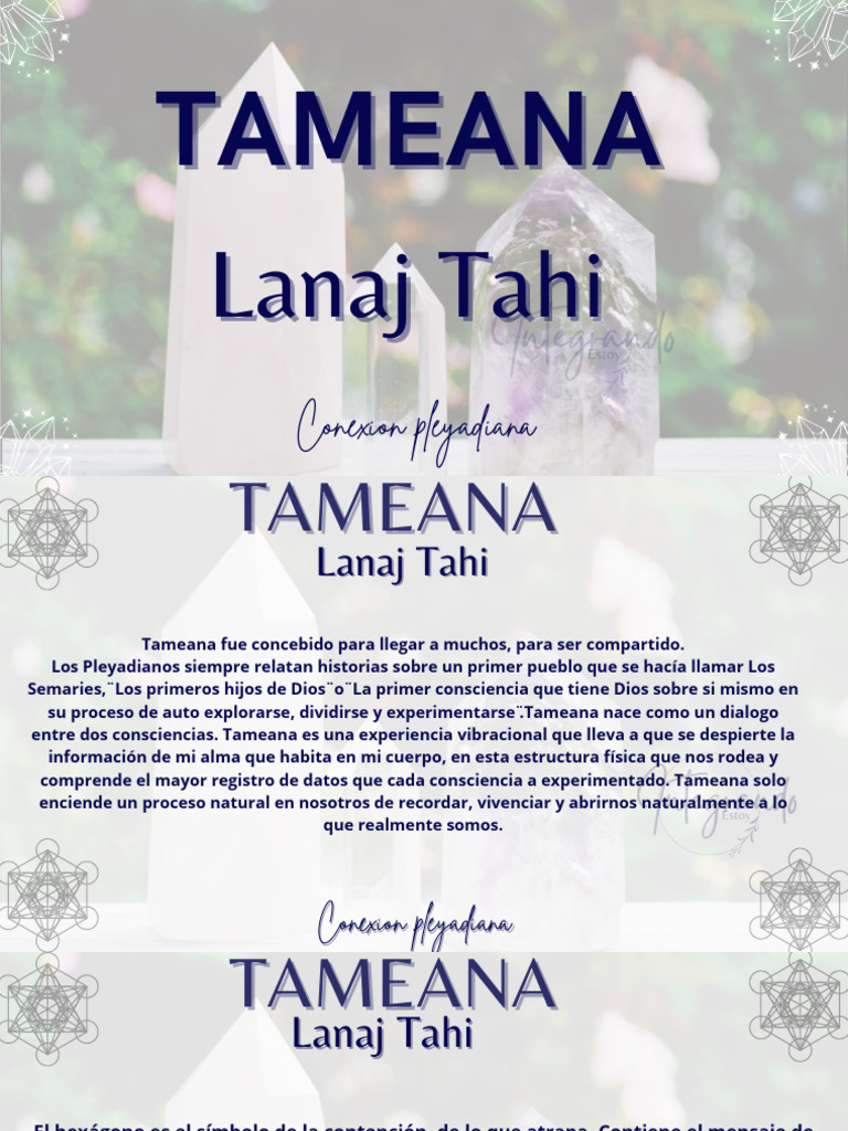 Lanaj Tahi Tameana | PDF | Experiencia