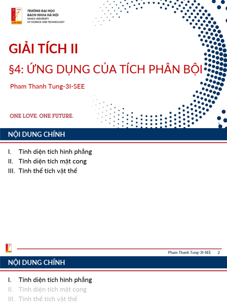 Bài 4 - NG D NG Tích Phân B I | PDF