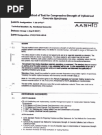 AASHTO T 22-03 - Compressive Strength of Cylindrical Concrete Specimens ...