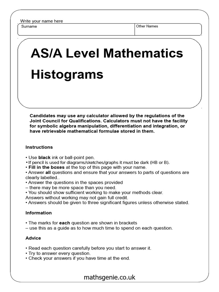 Histograms | Download Free PDF | Histogram | Mathematics
