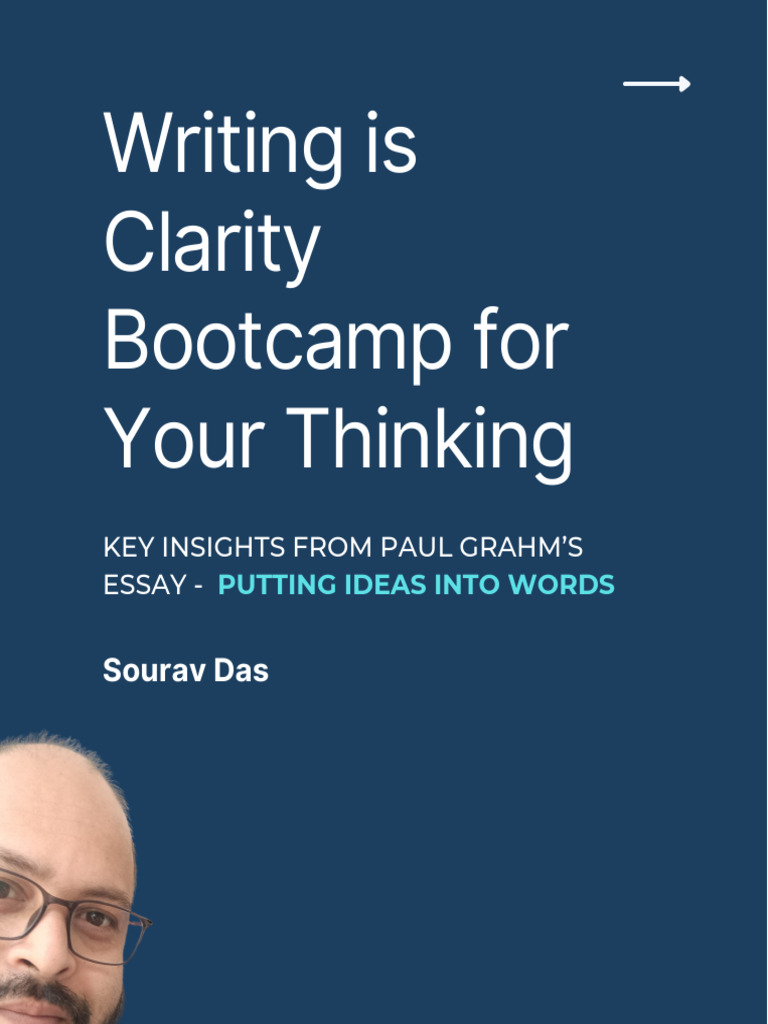 Essay On Writing - Paul Grahm - Insights by Sourav Das | PDF | Self-Improvement
