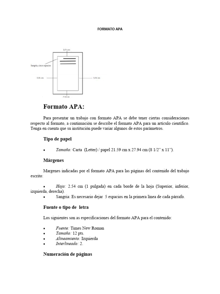 Formato Apa | PDF | Estilo apa | Comunicación escrita