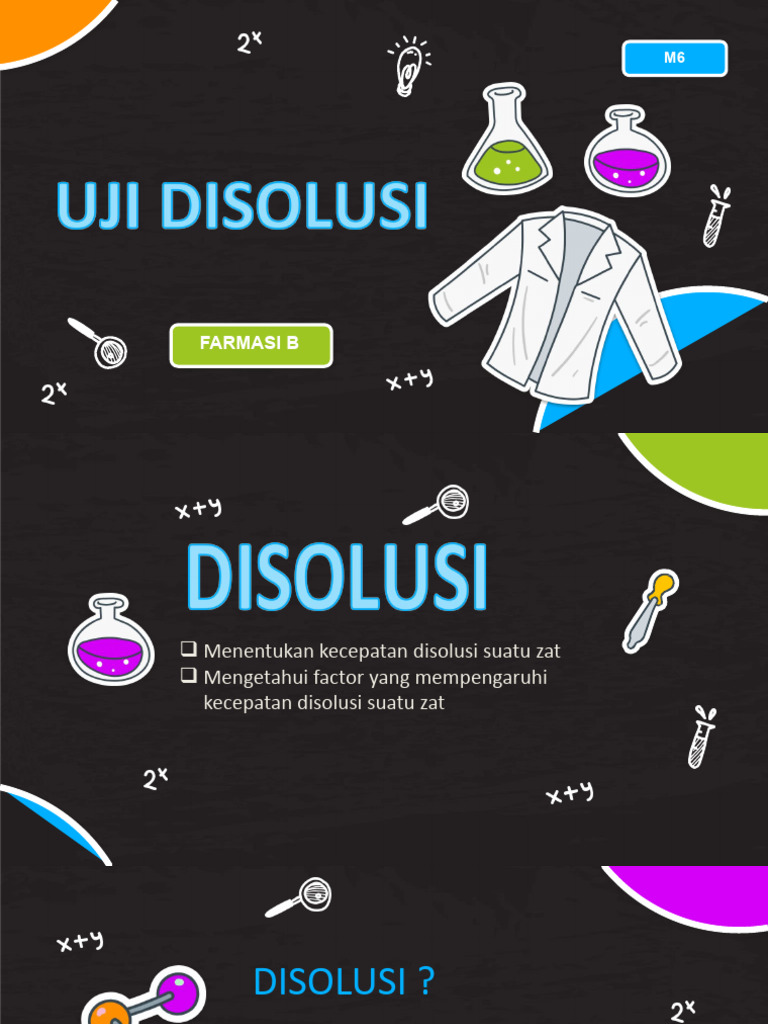 Kecepatan Disolusi Zat Aktif Farmasi | PDF | Sains & Matematika