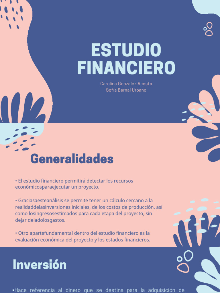 02 2_ PRESE Estudio Financiero (2024) | PDF | Estado financiero | Contabilidad