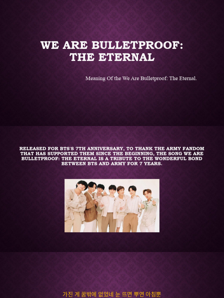 We Are Bulletproof | PDF