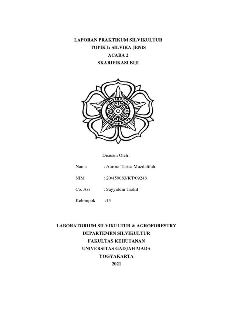Acara 2 - Silvikultur - Aurora Tarisa Muzdalifah - 09248 | PDF