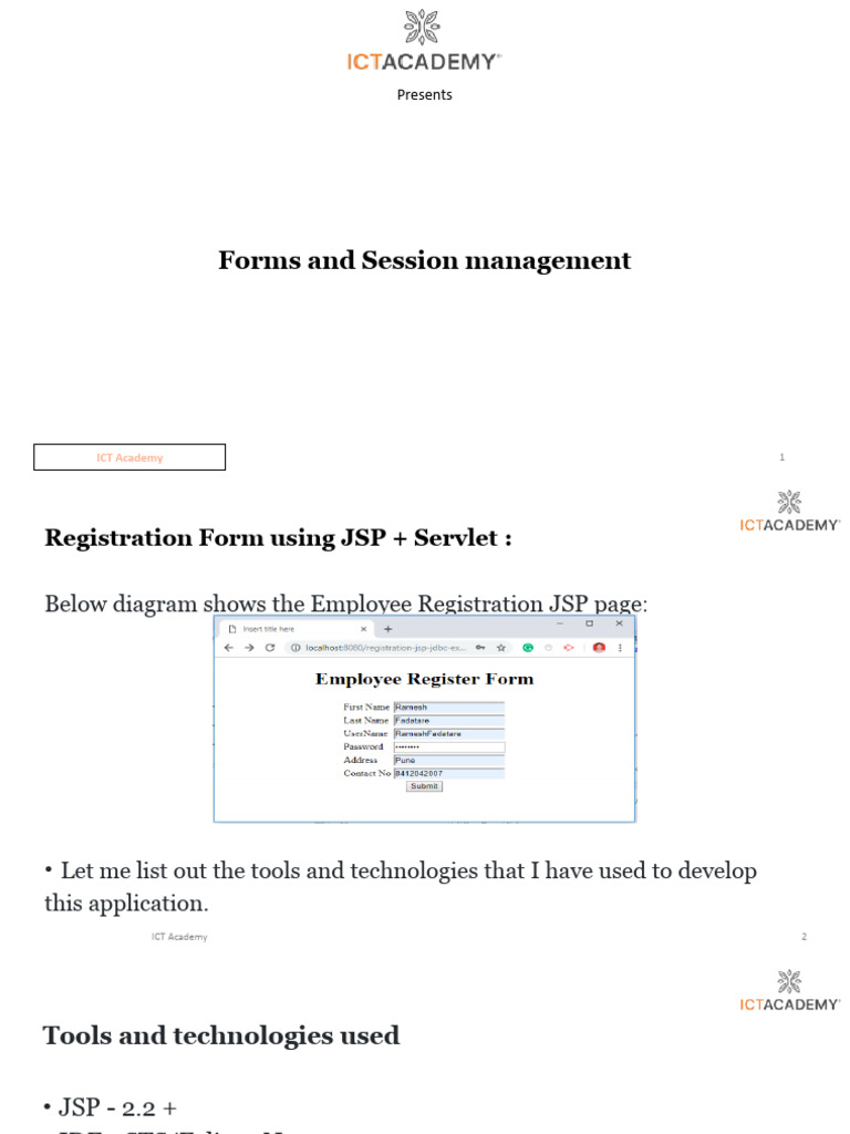 Session - 1 Forms and Session Management | PDF | Http Cookie ...