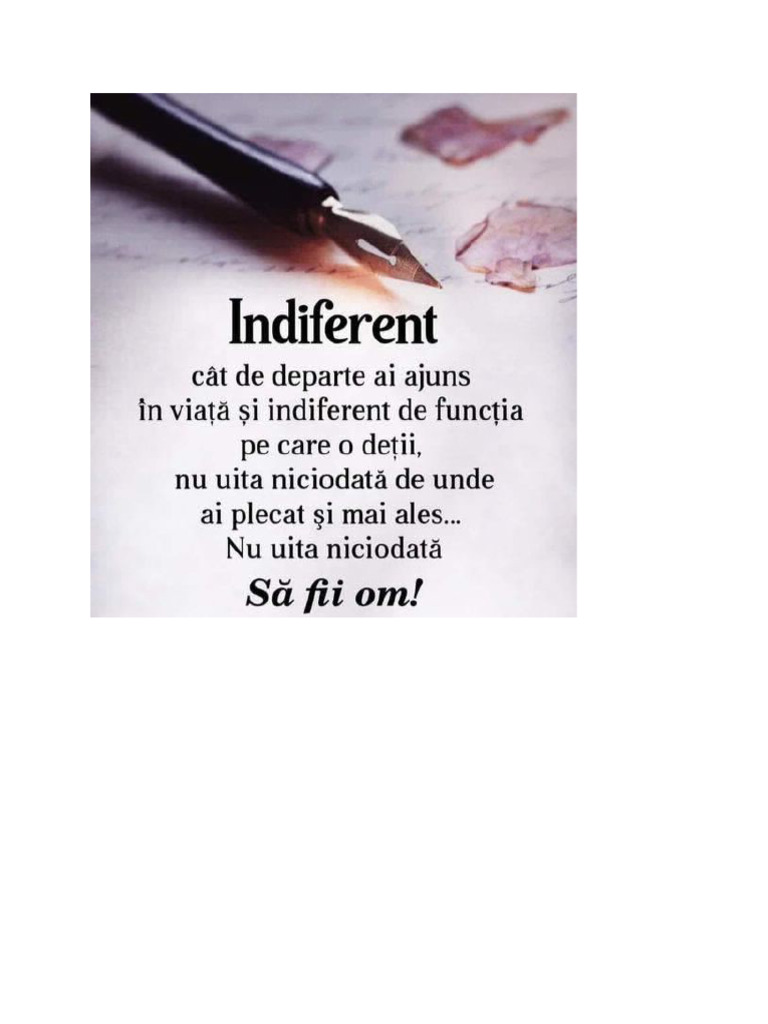 Indiferent | PDF